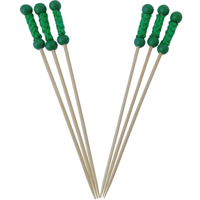 Bamboo Double Bead Skewers from China manufacturer - Ancheng Bamboo&Wood