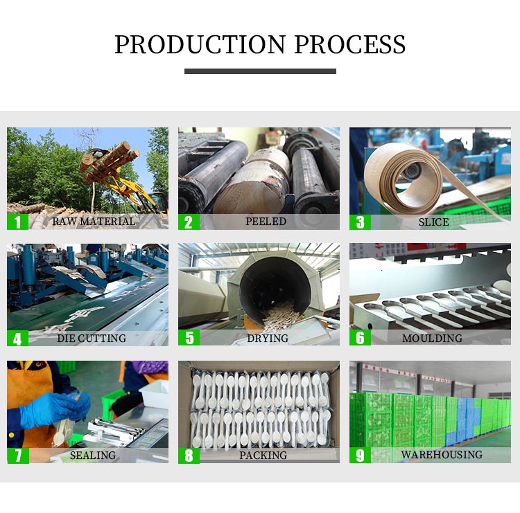 Eco Friendly Biodegradable Disposable Birch Wood Cutlery Set For Food ...